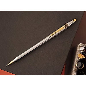 Engraved Cross Pen | Personalized With Medical Doctors Caduceus Emblem And Name. Gift Pen - AT Cross Classic Century Medalist Ballpoint. Custom Engraving Included.