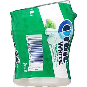 ORBIT WHITE Spearmint Sugarfree Gum, 40 Piece Bottle