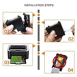 3 Pack Compatible Ink Cartridge Replacement for Canon PG 245XL 246XL (2 Black 1 Tri-Color) 245 XL with Ink Level Used in PIXMA iP2820 MG2420 MG2520 MG2920 MG2922 MG2924 MX492 MX490 Printer