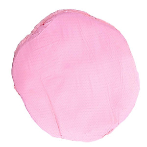 Chic Rose Flower Chair Pad Seat Cushion for Dining Chairs Soft Faux Fur Floor Pillow Area Rugs Home Decor No Slip Patio Kitchen Office Dorm Sofa Chair Cover Pad Comfort Plush Car Seat Cushion (Pink)