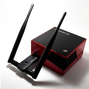 Panda Wireless PAU09 N600 Dual Band (2.4GHz and 5GHz) Wireless N USB Adapter W/Dual 5dBi Antennas - Windows 7/8/8.1/10/11, Mint, Ubuntu, openSUSE, Fedora, Centos, Kali Linux and Raspbian