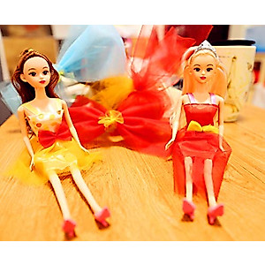 Sailing-go 7-color rainbow tulle reel gauze mesh reel gauze fabric reel 6 inches wide 25 yards. 0.4 inch wide, 25 yards long golden ribbon, 59 inch size ruler for table skirt rainbow party tulle skirt