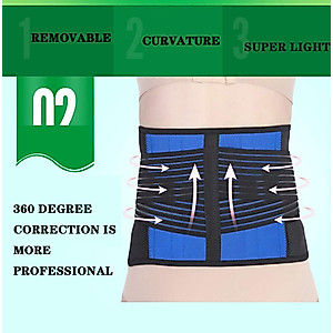 LSRRYD Adjustable Neoprene Back Support Belt Back Brace Support Belt Lumbar Support Belt for Back Pain Back Support Brace for Pain Relief and Injury Prevention (Size : XL)