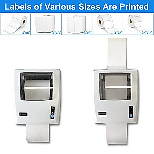 BESTEASY Thermal Label Printer,4x6 Shipping Label Printer High Speed Commercial Direct Thermal Label Maker Compatible with Amazon, Ebay, Etsy, Shopify and FedEx (White)
