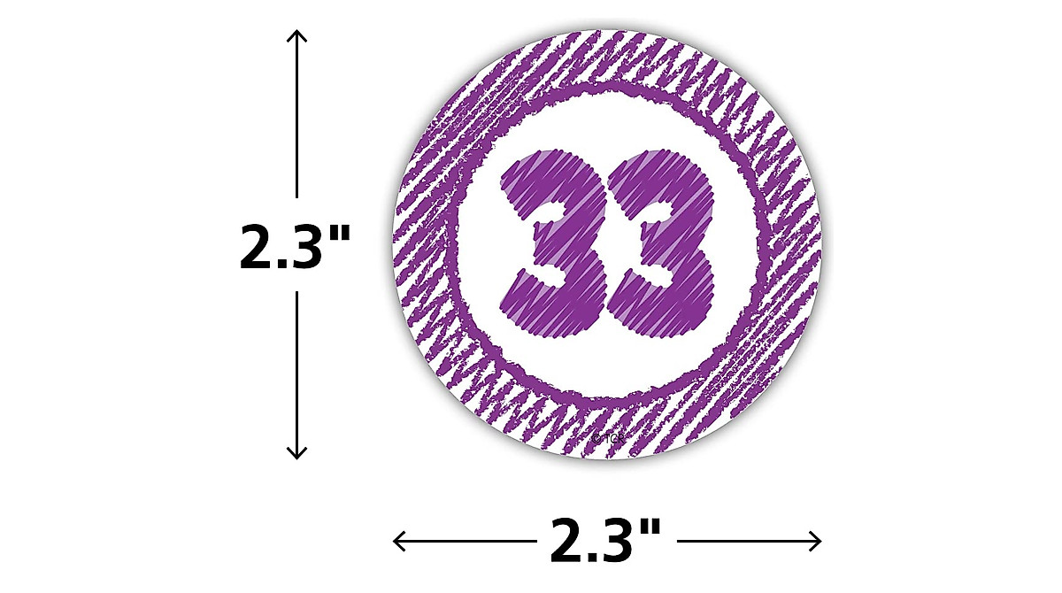 Scribble Numbers Magnetic Accents by Teacher Created Resources