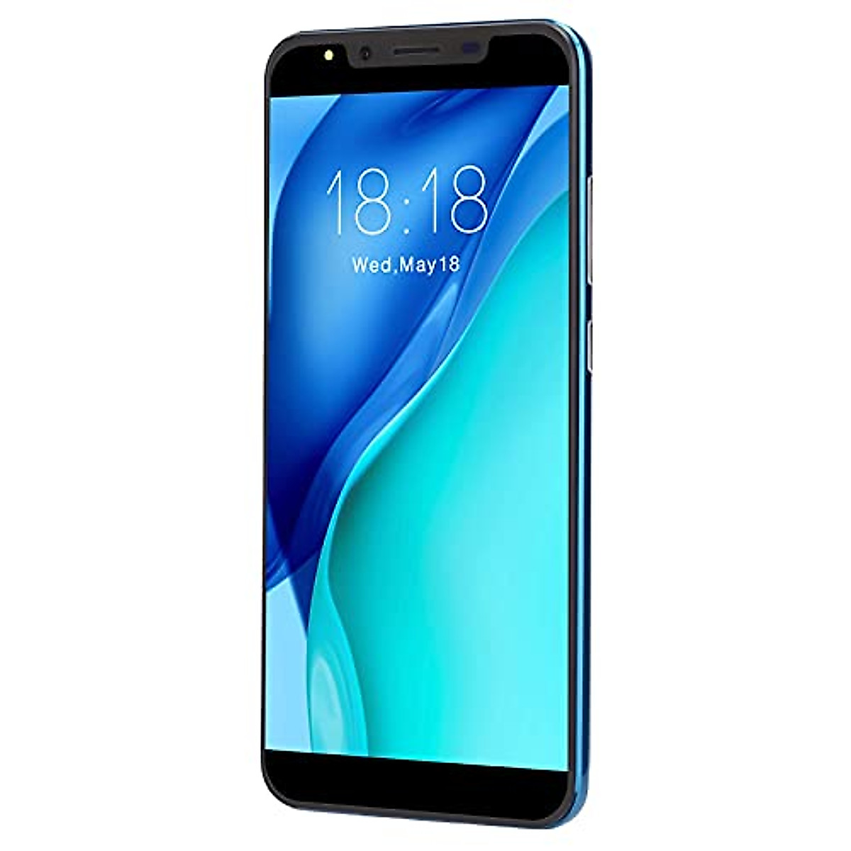 M30PLUS 5.72in Smartphone, International Version 3G Smart Phone, 512MB + 4G Memory, Dual SIM+Memory Card Slot Cell Phone for Android System(Blue)