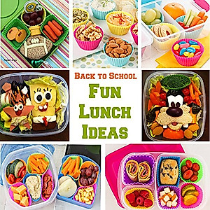 Sandwich Cutters Shapes Set for Kids Bread Vegetables Fruits Cheese Shapes Mold Supplies Crust Bento Lunch Box Accessories and Uncrustable Sealer