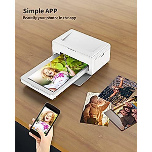 Bluetooth Photo Printer 4×6’’, Portable Instant Picture Printer for iPhone/Smart Phone, Compatible with iOS and Android Device