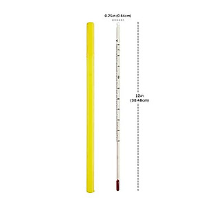 CDN TCH130 Glass Chocolate/Candy Tempering Thermometer