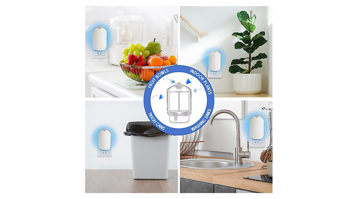 6 Pack Refill Cartridge Kit Compatible with ZEVO Plug-in Light M364 and ...