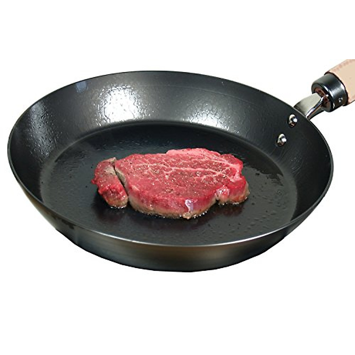 River Light 8130-000230 Thick Frying Pan, Extreme Japan, 9.4 inches (24 cm), Wok