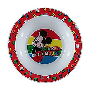 Mickey Mouse 3pc PP Dinner Set in Open Box (Plate, Bowl and Cup)