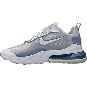 Nike Air Max 270 React Mens Running Trainers CT1265 Sneakers Shoes (UK 11 US 12 EU 46, White Pure Platinum 100)