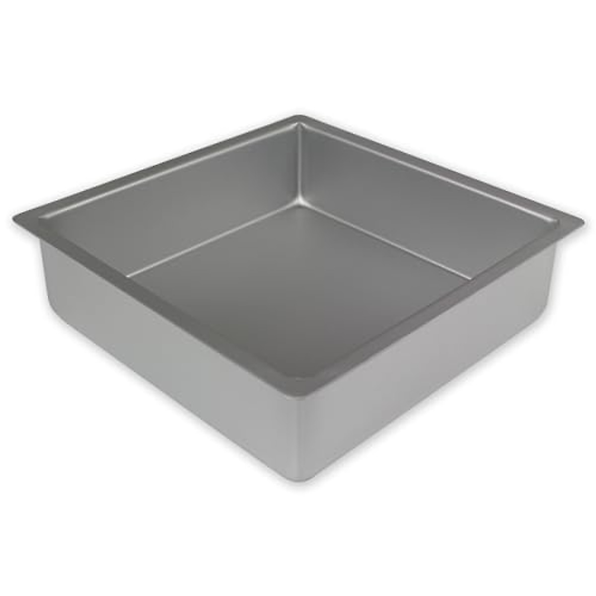 PME Professional Aluminum Square Cake Pan (16 x 16 x 3), Standard, Silver