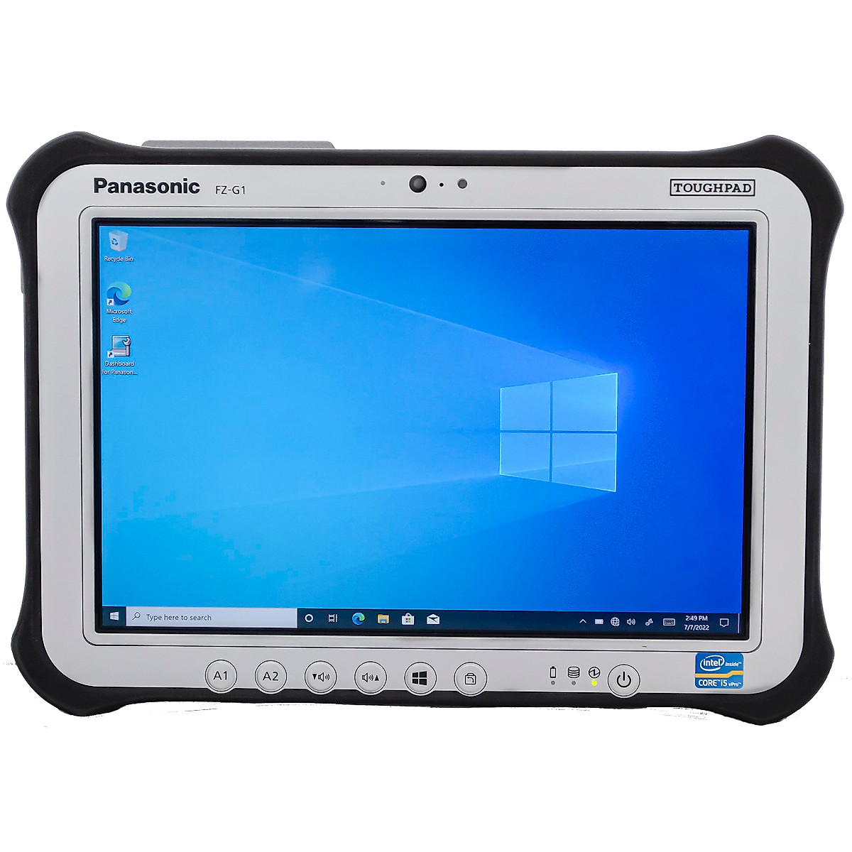 Panasonic Toughpad FZ-G1 MK1, Intel i5-3437U 1.9GHz, 10.1 WUXGA Multi TouchDigitizer, 8GB, 128GB SSD, LAN Port, 4G AT&T, Camera, WiFi, Bluetooth, Windows 10 Pro (Renewed)