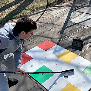 Hockey Revolution My Training Surface - Professional Dryland Flooring Tile Kit for Stickhandling Training Off-ice Hockey Trainer