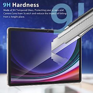 [2 Pack] Zeking Paperfeel Screen Protector Compatible with Samsung Galaxy Tab S8+/S8 Plus 12.4" (SM-X800/ X806), [Feel Like Paper Film Writing] Anti Glare Tablet PET Film for S-Pen