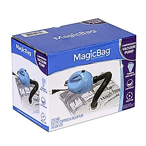 MagicBag Electric Vacuum Pump - Works on Most Compression Bag Brands - Portable and Powerful for Travel, Stowing, or Ease of Use