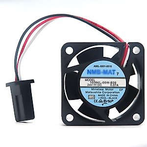 A90L-0001-0510 1608KL-05W-B39 24v 0.07/0.08a 40mm 4020 FANUC Cooling Fan (0.07A Black Plug)