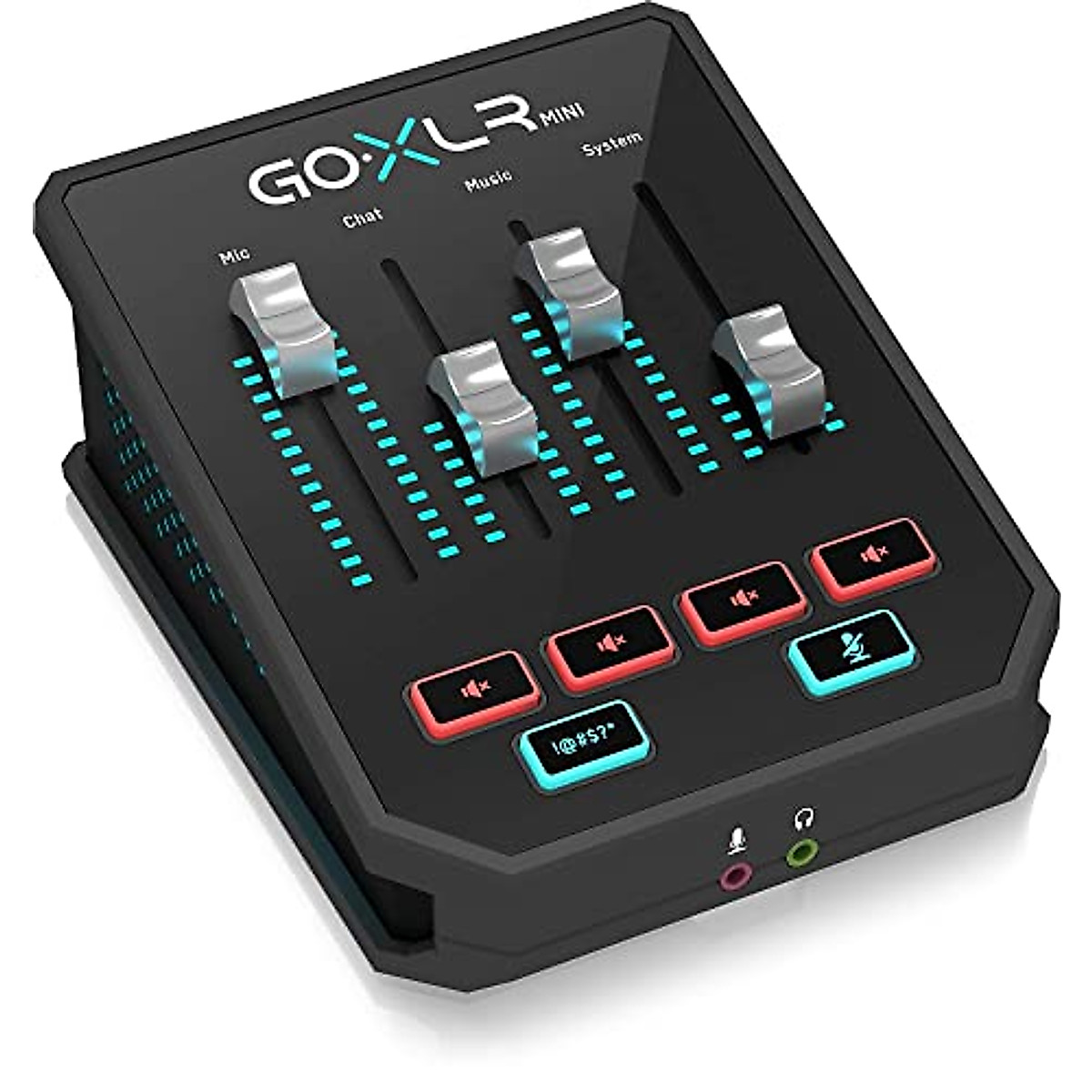 TC Helicon GoXLR MINI Online Broadcast Mixer with USB/Audio Interface and Midas Preamp, Officially Supported on Windows