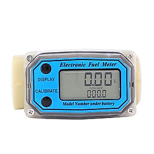 Fuel Flowmeter, Pump Meter Blue High Accuracy for Output Modules Sensors Remote Transmitters for Chemicals Water