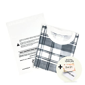 Eco Friendly Clear Bags, 85 count M size (85 pcs 10x 13 inches), Self Seal Cello Frosted Resealable Compostable Shipping Clothing bag for Packaging, Clothes Shirts Cello bags, minliving (M, 85 Pack)