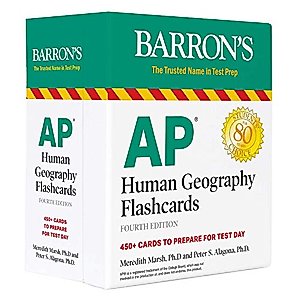AP Human Geography Flashcards (Barron's AP)