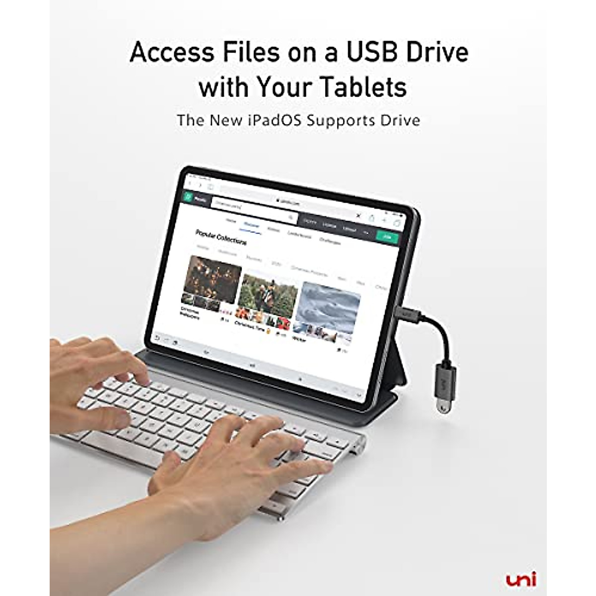 uni USB-C to USB 3.0 Adapter 2 Pack [Aluminum Shell], 5Gbps USB-C to USB Adapter, USB-C OTG Cable (Thunderbolt 3/4 Compatible) for MacBook Pro/Air, iPad Pro/Air, Surface Laptop, Galaxy S21 & More