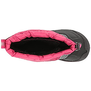 KEEN Snow Troll Insulated Waterproof Pull On Winter Boots, Fuchsia Purple/Silver, 2 US Unisex Big Kid