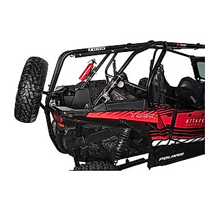 Tusk UTV Rear Bumper, Cargo Rack, and Spare Tire Carrier For Polaris RZR XP 4 Turbo EPS 2016