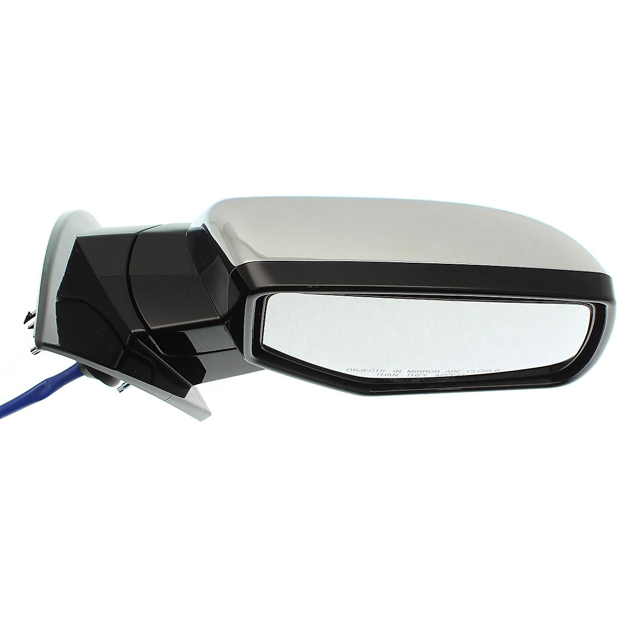Kool Vue Passenger Side Power Heated Mirror for Chevrolet Tahoe Suburban GMC Yukon Yukon XL 2015-2020 Manual Fold Without Signal Light, Blind Spot, Memory, Puddle Lamp & Auto-Dimming Chrome