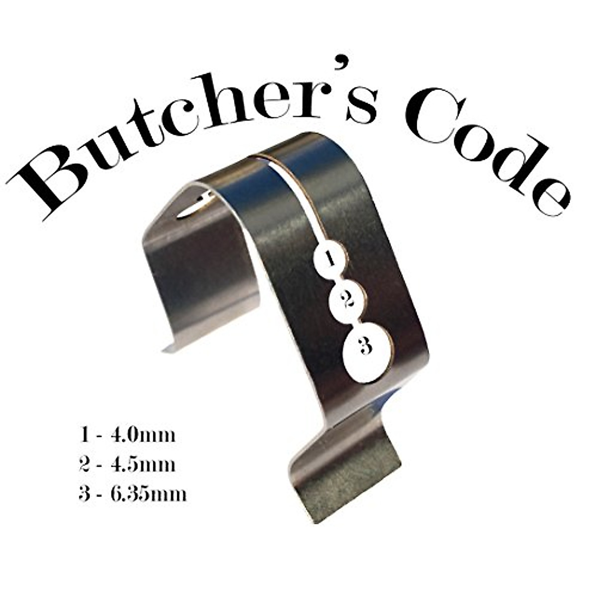 Butchers Code - Universal 3 Hole - 3 Pack - A Style - Grill Probe Clip - for Ambient Temperature Readings (3)