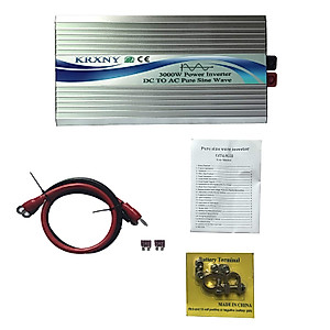 KRXNY 3000W Off Grid Pure Sine Wave Power Inverter 48V DC to 110V 120V AC 60HZ with LCD Display