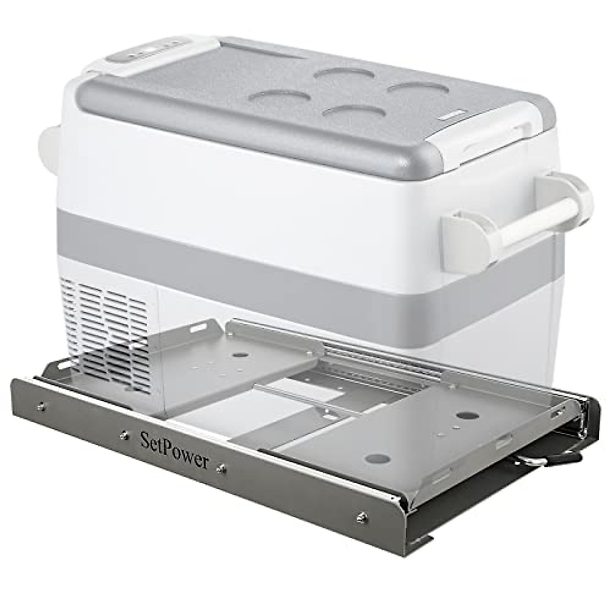Setpower Slide Mount for AJ Series Portable Refrigerator Freezer, Designed AJ30, AJ40, AJ50
