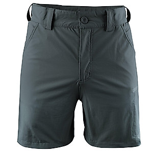 FitsT4 Sports Men’s Cargo Hiking Shorts 7 Inch Stretch Water Resistant Quick Dry Lightweight Outdoor Tactical Shorts,Charcoal,XXL