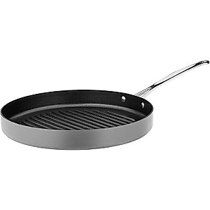 Cuisinart 630-30 Chef's Classic Nonstick Hard-Anodized 12-Inch Round Grill Pan,Black