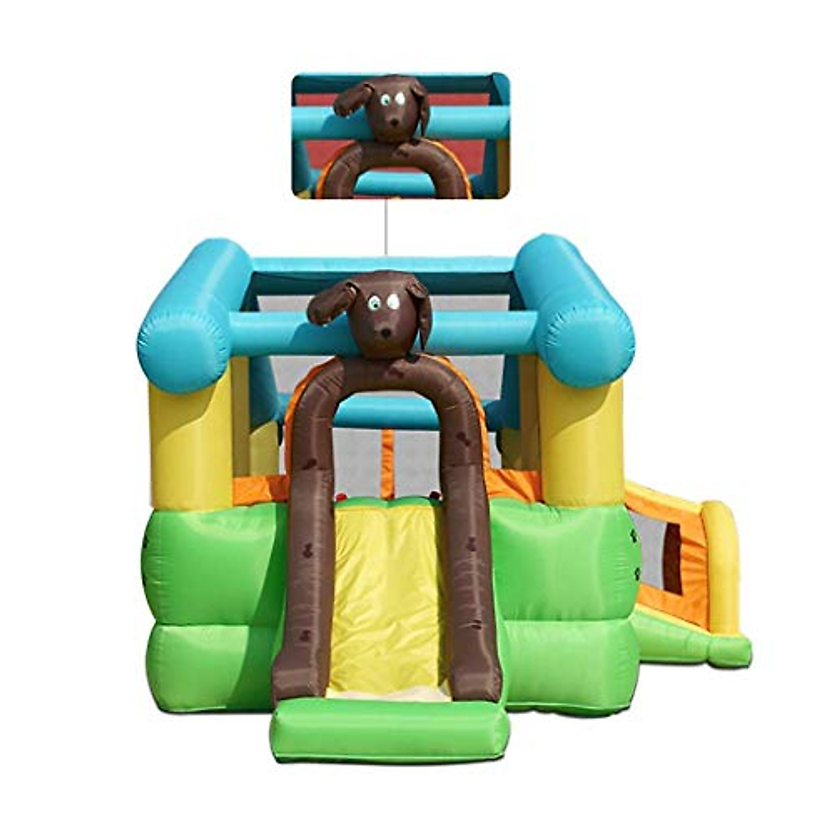 Inflatables Bouncy Castles Inflatable Castle Children's Toy Playground Children's Slides Large Outdoor Bouncing Bed Home Castle Toys