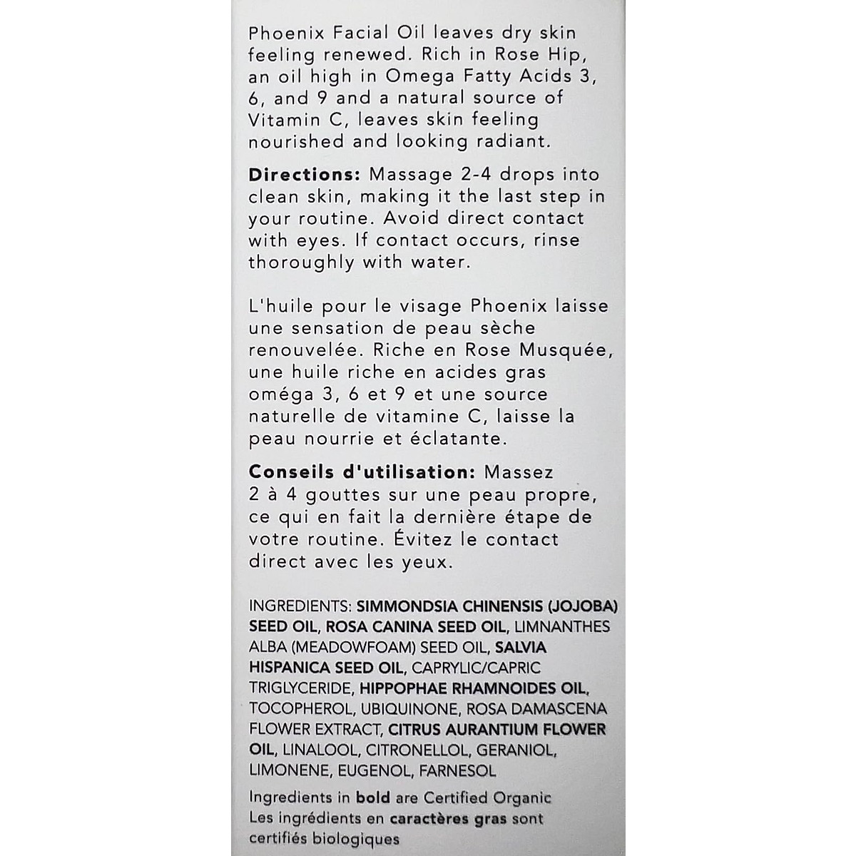 HERBIVORE Phoenix Rosehip Anti Aging Face Oil – Moisturizing Oils with CoQ10, Concentrated Antioxidants & Vitamin E, Replenish & Renew Dry Skin, Vegan, 0.3 oz