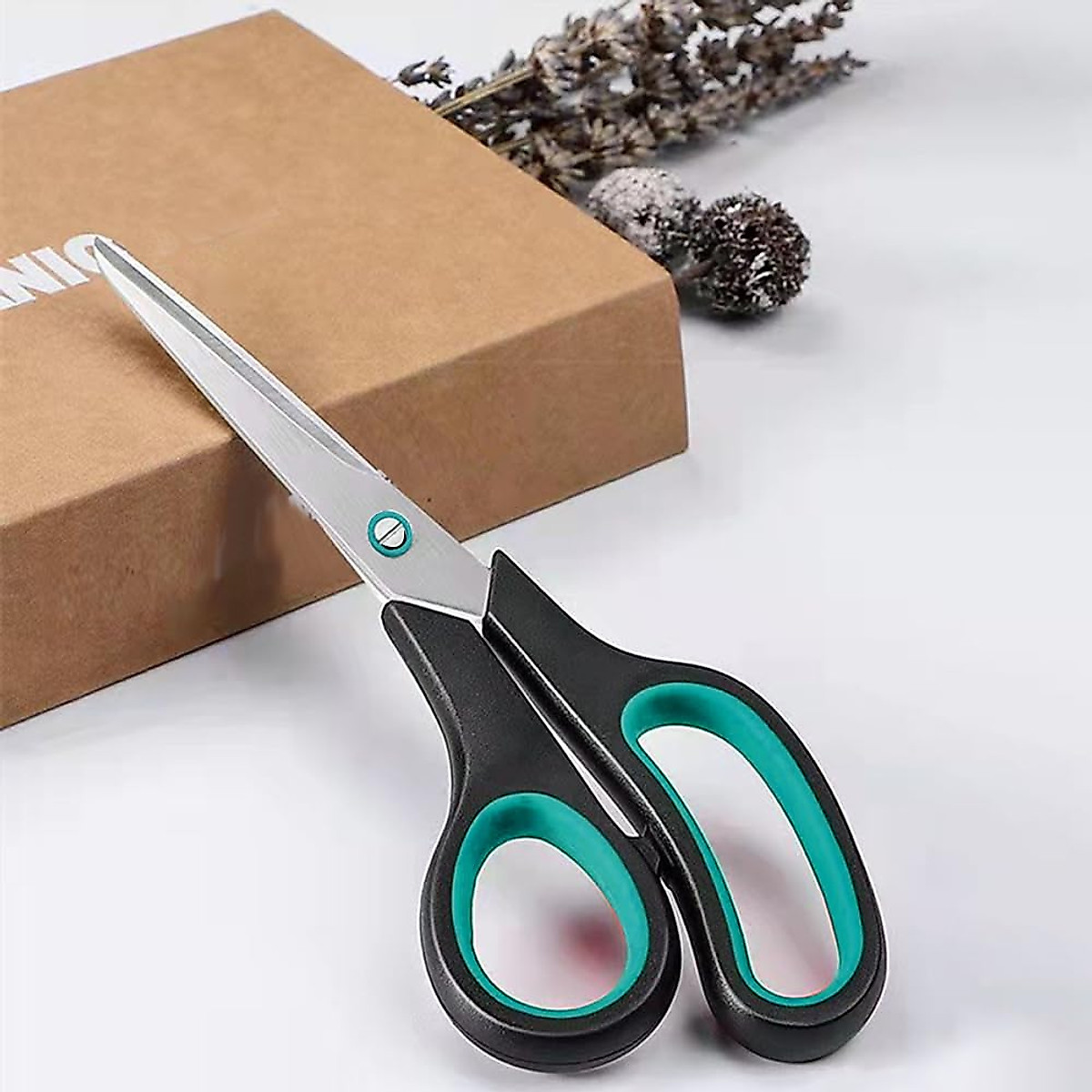 Scissors, 2 Pack 7.5 inch Scissors for Office and Home, Scissors All Purpose for School Fabric Craft Supplies Use