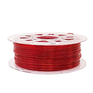 Gizmo Dorks 1.75mm PETG Filament 1kg /2.2lbs for 3D Printers, Translucent Red