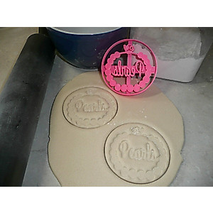 PUTTERS OR PEARLS GENDER REVEAL BABY SHOWER SET OF 3 COOKIE CUTTERS MADE IN USA PR1436