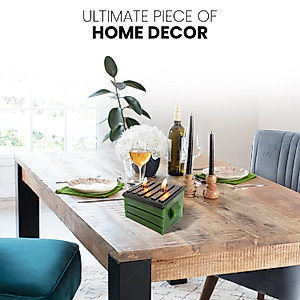 Wick Works | Large Dumpster Fire Candle | Parafin Wax | Unique Funny Gift Novelty Adults Can Enjoy! (Cedar)