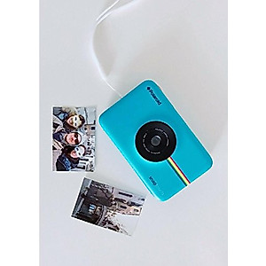 Zink Polaroid Snap Touch Portable Instant Print Digital Camera with LCD Touchscreen Display (Blue)