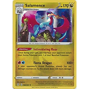 Pokemon Single Card SALAMENCE 109/203 Holo EVOLVING SKIES