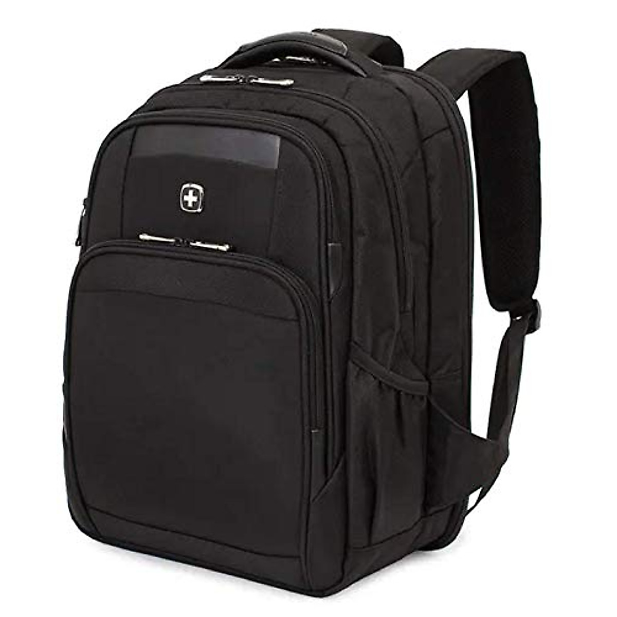 SwissGear 6392 ScanSmart Ultra Premium Large Padded Laptop TSA Friendly Backpack - Black on Black