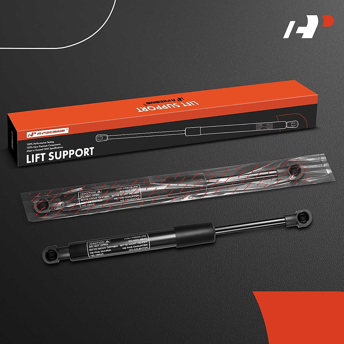 A-Premium Front Hood Trunk Supports Shock Struts Compatible with Select Porsche Models - 911 1998-2013, Boxster 2005-2012, Cayman 2006-2012, Fits 987 & 997 Body Only - Replace# 99751155101(2PC Set)