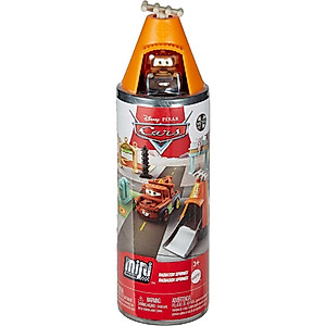 Mattel Disney and Pixar Cars Toys, Mini Racers Dino Park Playset with 2 Mini Vehicles, Accessories & Portable Case