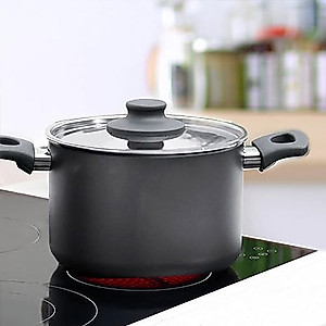 Empava 24-Inch Electric Radiant Cooktop 4 Burners Stove Top 6400W with 1-99 Minutes Timer and 9 Heating Levels Smooth Glass Surface in Black, 24 Inch