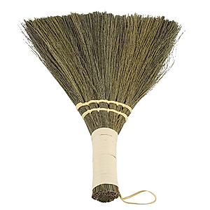 Manual Little Broom, Household Straw Braided Small Broom Handmade Dust Floor Indoor Outdoor Rough