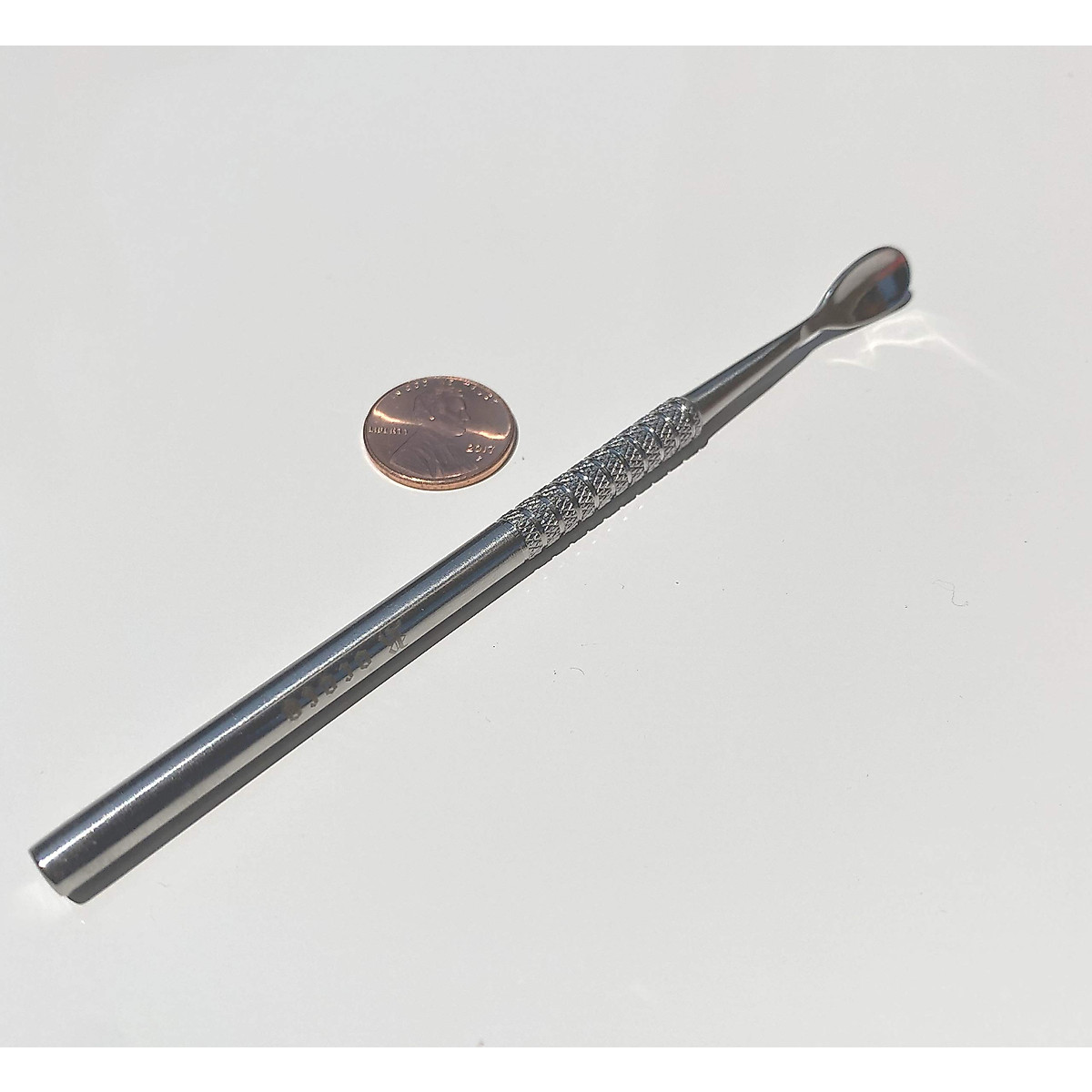 Surgical Stainless Steel Spoon- 5 Inches Long Strong Surgical Stainless Steel Spoon - Ridged Handle For Proper Grip - Powder Spoons